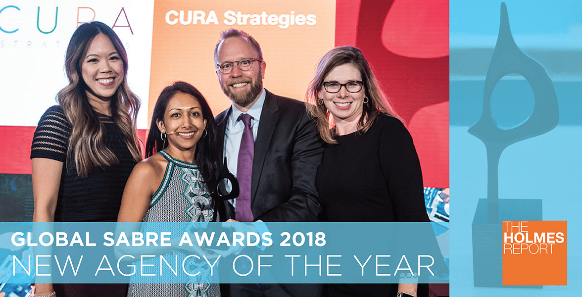 CURA Wins 2018 Global New Agency of the Year | CURA Strategies
